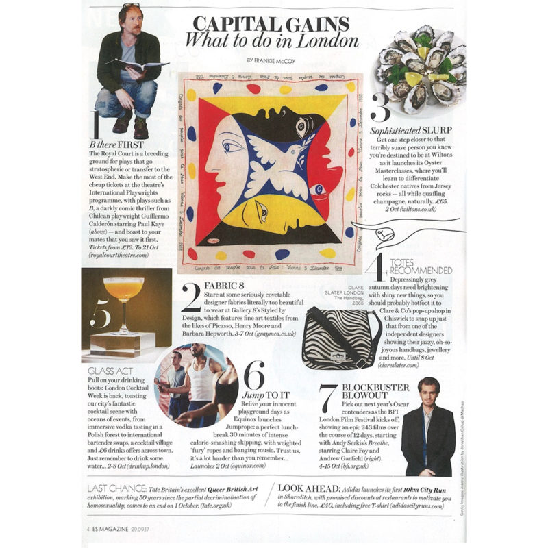 EVENING STANDARD MAGAZINE - Gray M.C.A